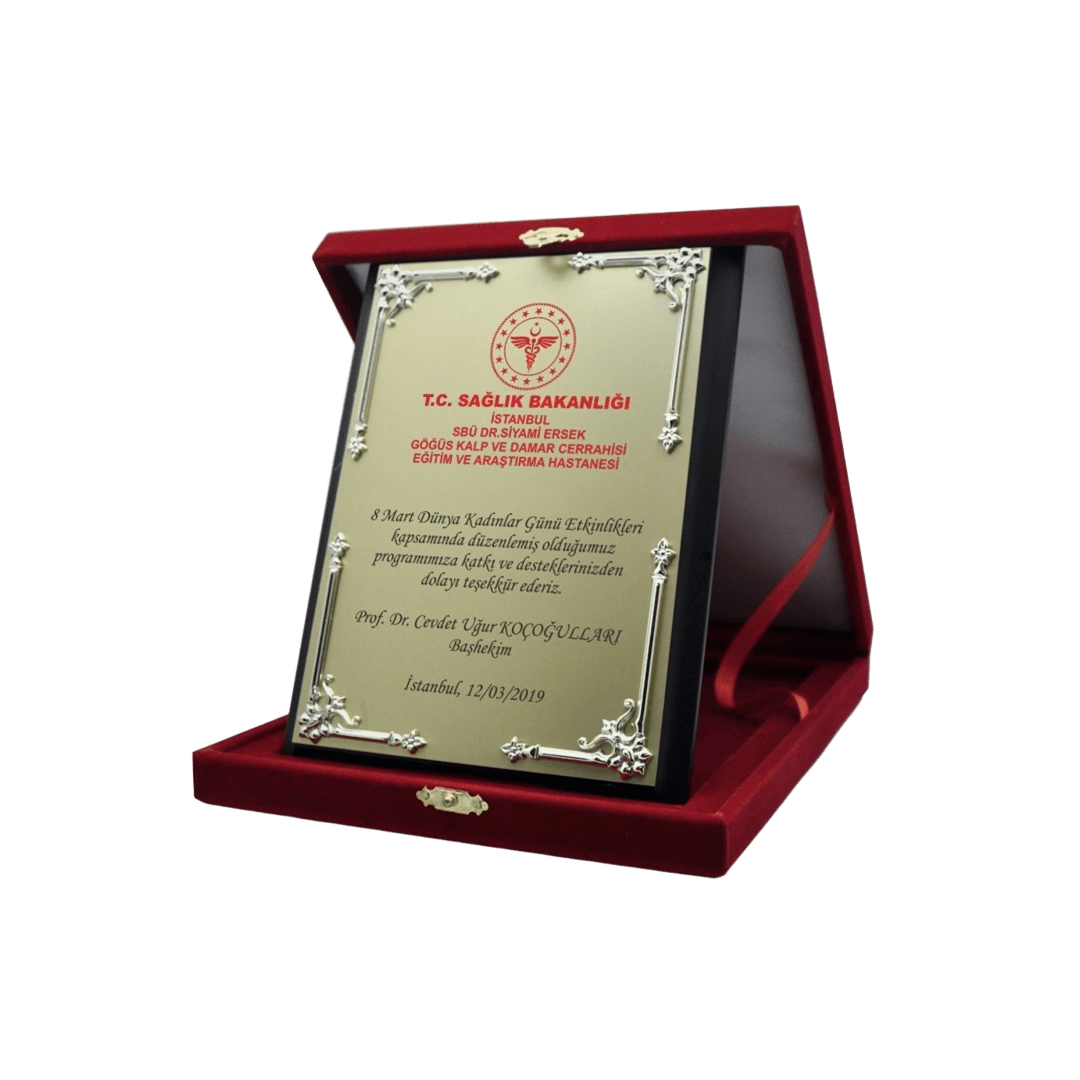 Sağlık Bakanlığı Özel Plaket - Gaziantep Plaket | Türkiyenin Ofis İş ...